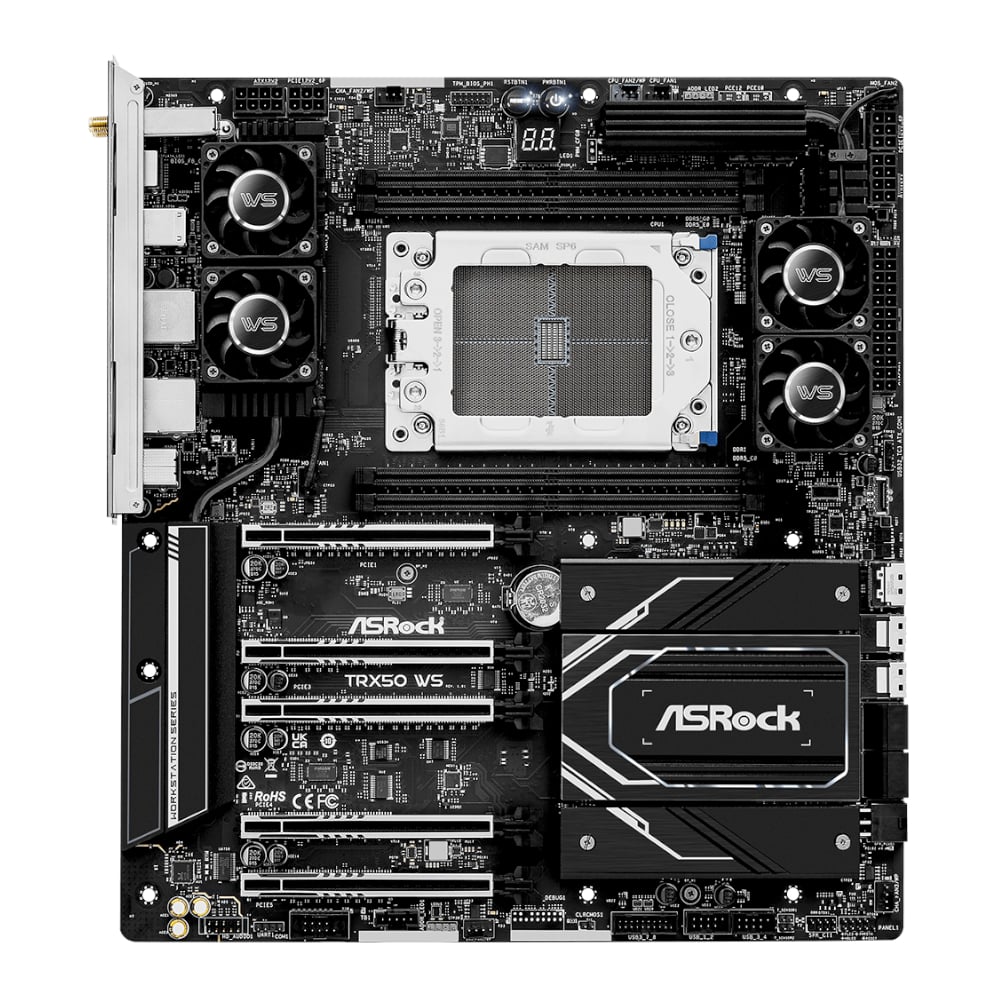 ASRock TRX50 WS AMD TR5 EATX Gaming Motherboard – NAXLAV.COM