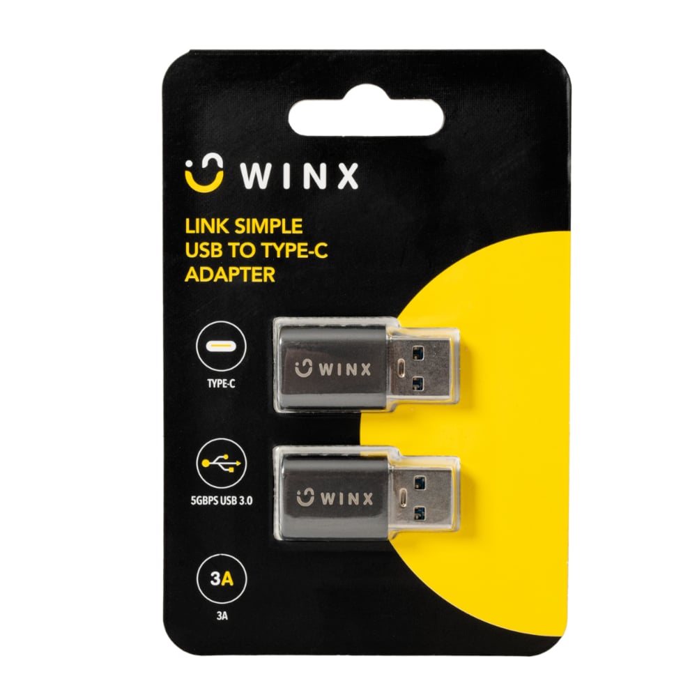WINX LINK Simple USB to Type-C Adapter Dual Pack – NAXLAV.COM