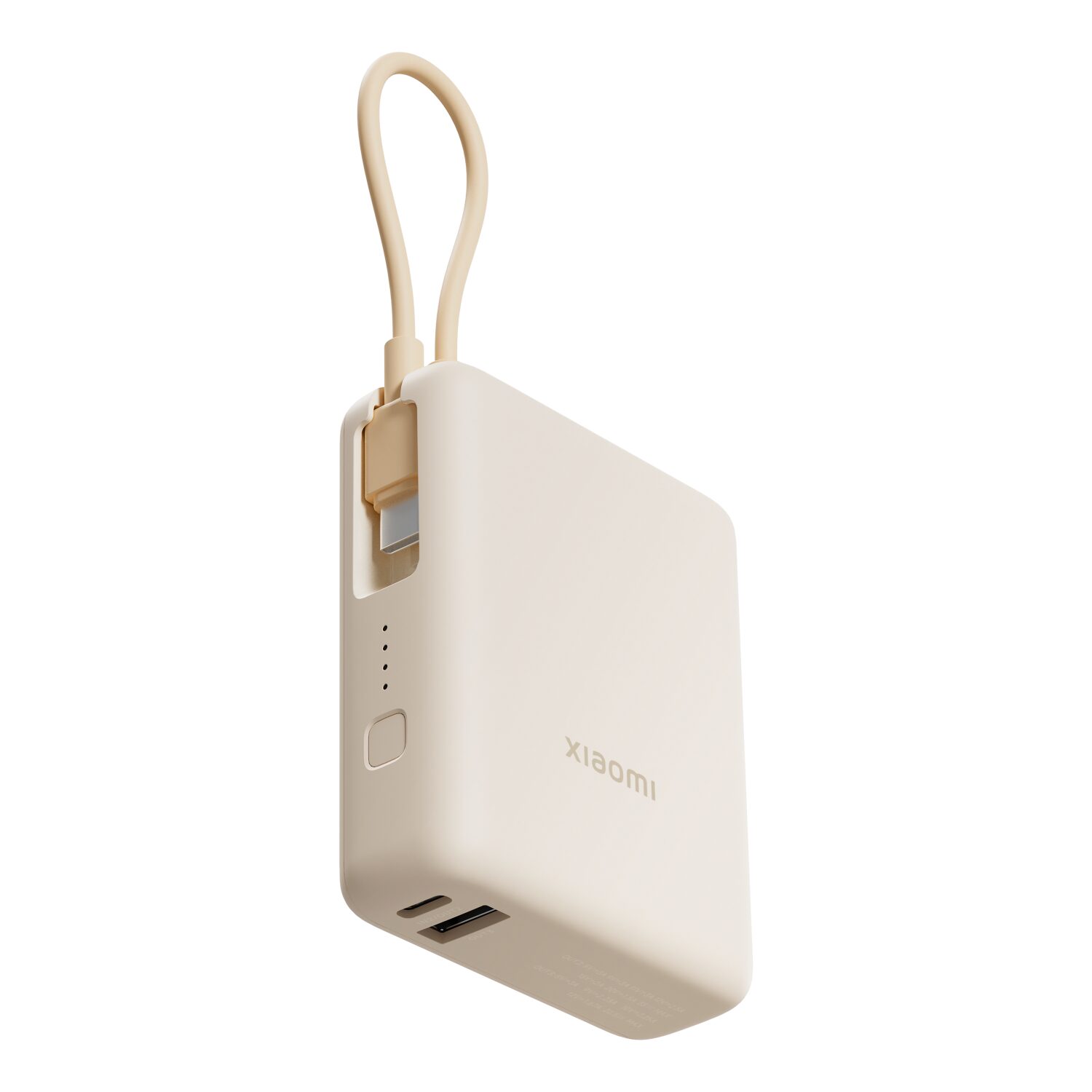 Xiaomi 33W Power Bank 10000 (Integrated Cable) – Tan – NAXLAV.COM
